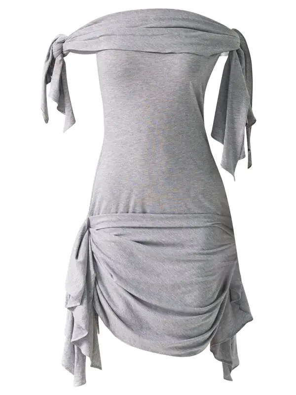 ENXHALINE Chloe Mini Dress - Grey
