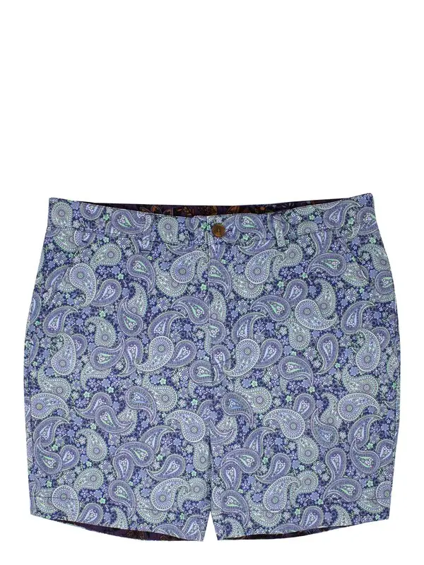 LORDS OF HARLECH John Pow Paisley Shorts - Green