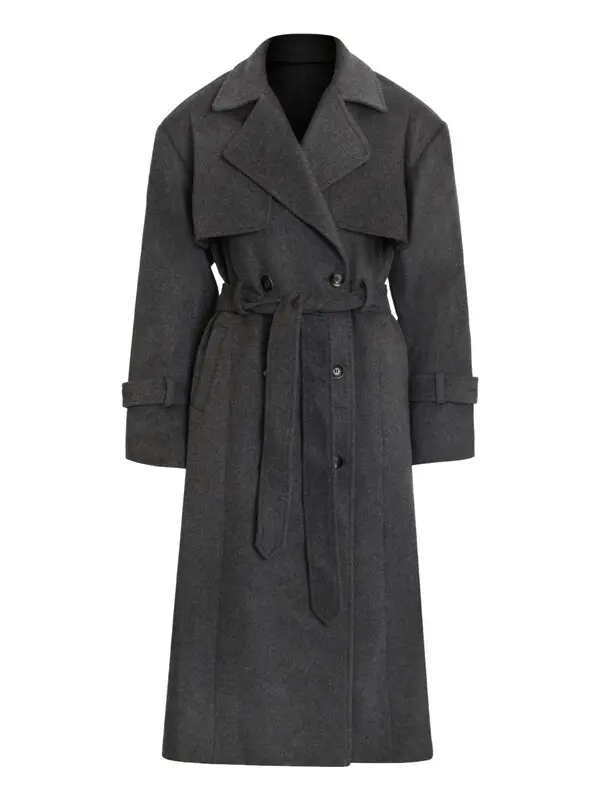 OW Matilda Wool Long Coat - Grey