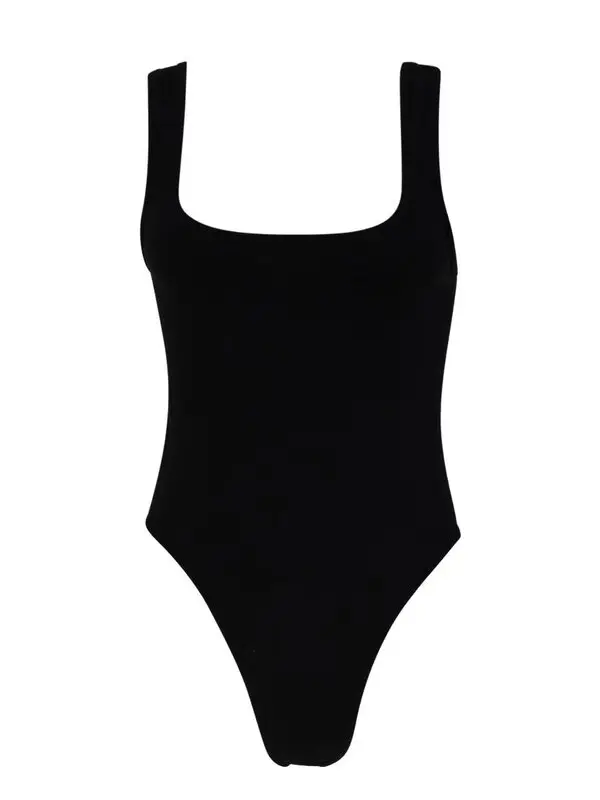 CIRCULAR PATH Amanda Tank Bodysuit - Black