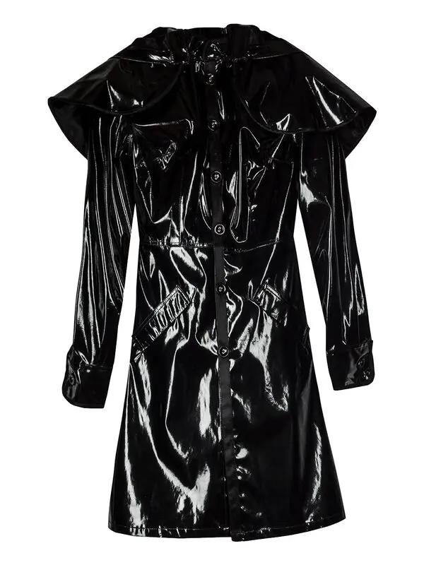 PALOMA LIRA Raincoat With Cape And Cap - Black