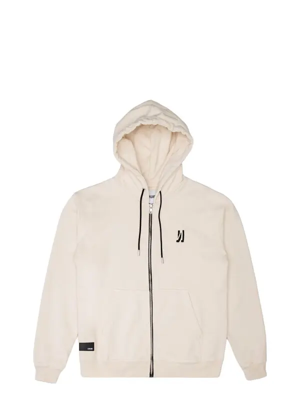 COMUNE Luka Zip-up Hoodie - White