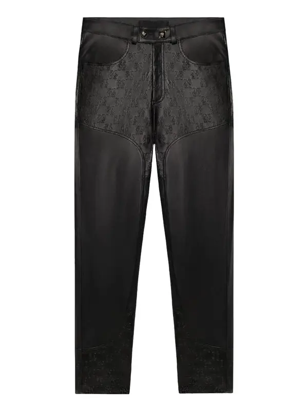 Place Of Ëlms Leather Monolink Pants - Black