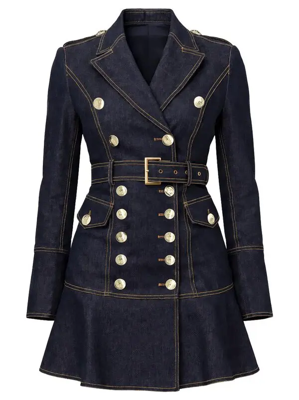 MAUI X LOLITA Donna Denim Corset Dress - Blue