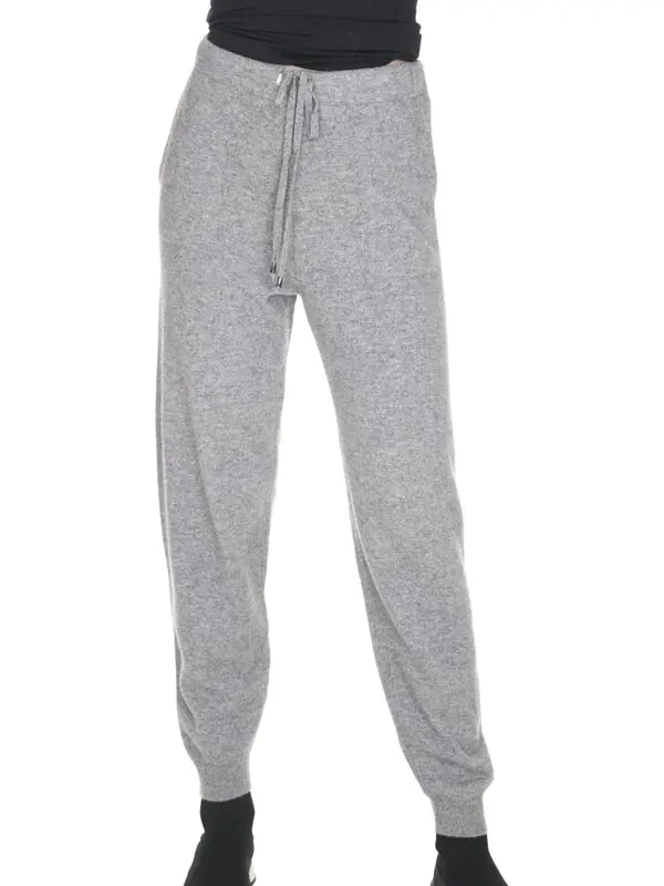 COVE Cashmere Cuffed Joggers - Grey