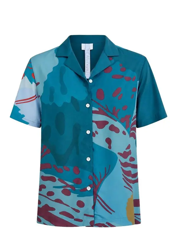 MANUELA CABRALES Flava Banana Fibre Shirt - Blue