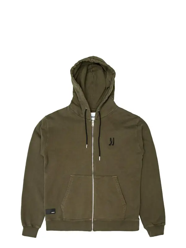 COMUNE Luka Zip-up Hoodie - Green