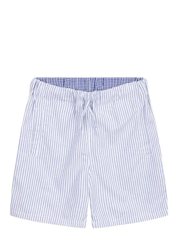 LOUNGERS Striped Loungewear Shorts - Blue/white
