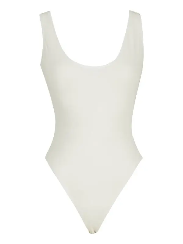 GROWNY Luca Cross-back Bodysuit - White
