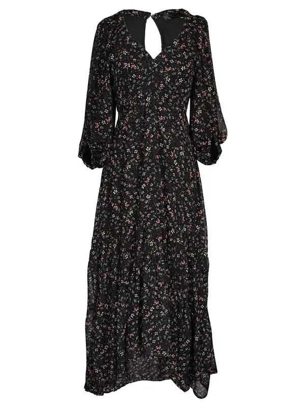 JENNAFER GRACE Night Blossom Vixen Maxi Dress - Black