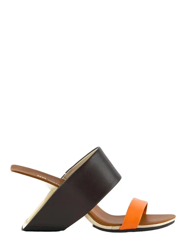 United Nude Loop Hi High-heel Sandal - Brown/orange
