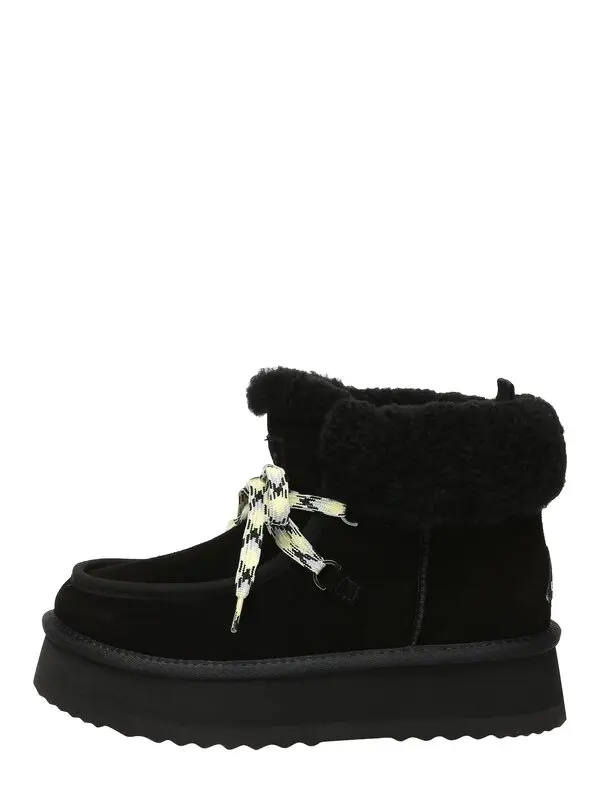 EVERAU AUSTRALIA Lapwing Ankle Platform Boots - Black