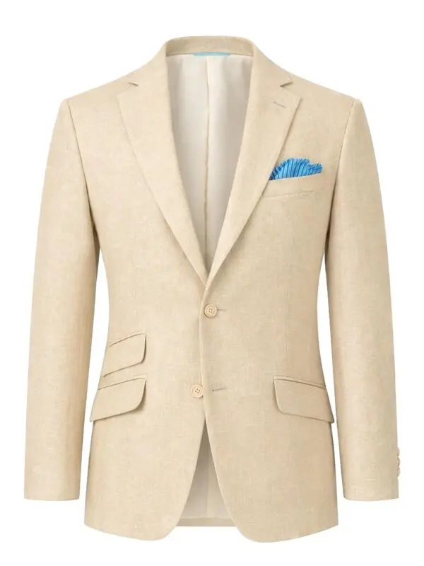KOY CLOTHING Neutrals Pale Linen Blazer - Beige