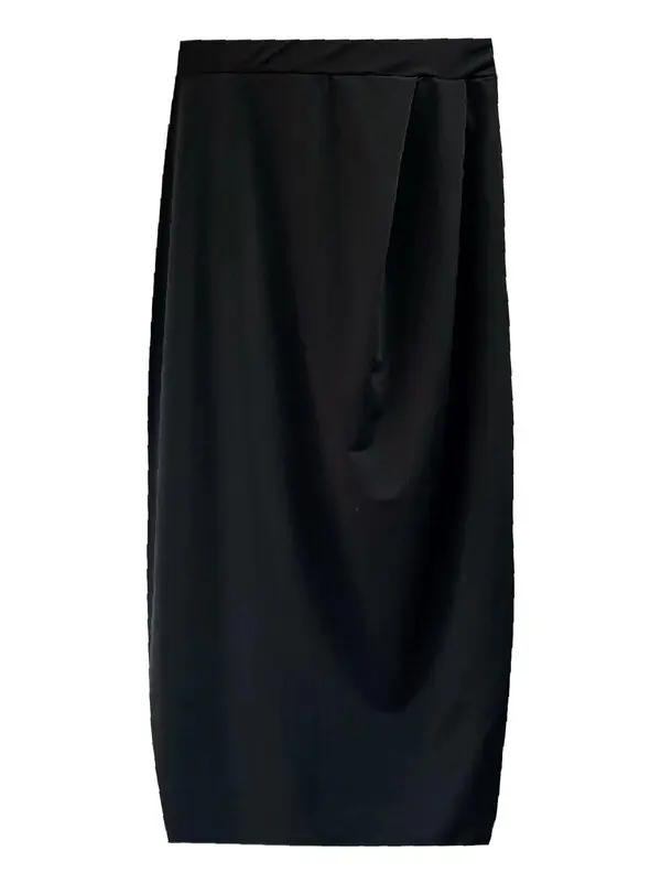 FROCK TALES Below The Knee Shobhana Skirt - Black