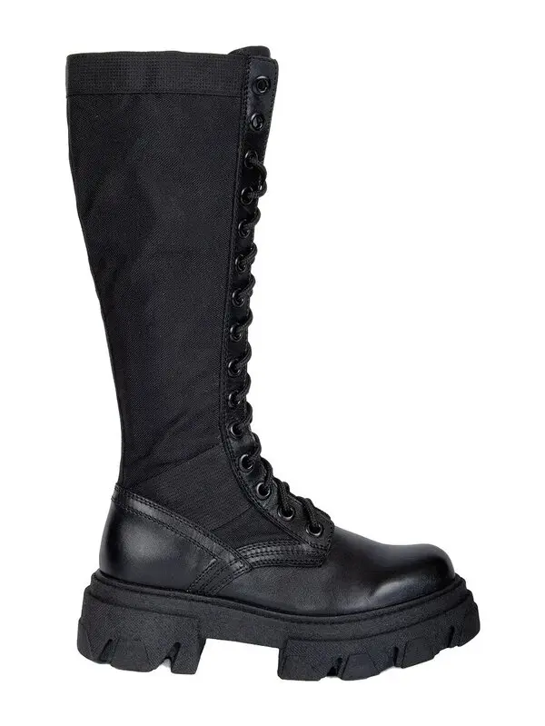 URBNKICKS Jungle Tall Knee-high Boots - Black