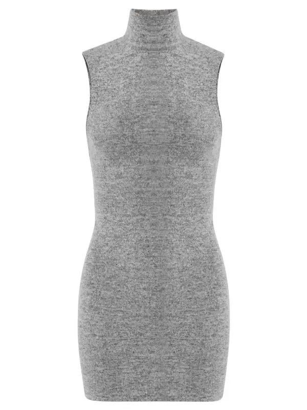OW Rue Sleeveless Knit Mini Dress - Grey