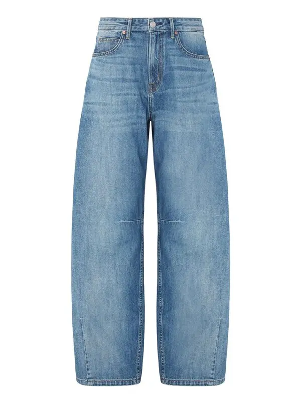 NOEND Kallie Relaxed Curve Jeans - Blue