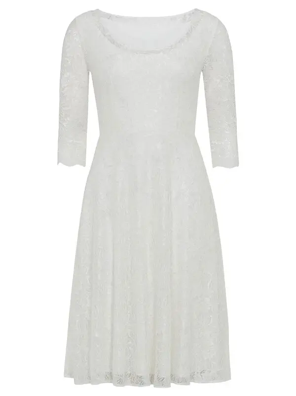 ALIE STREET LONDON Arabella Lace Wedding Dress - White