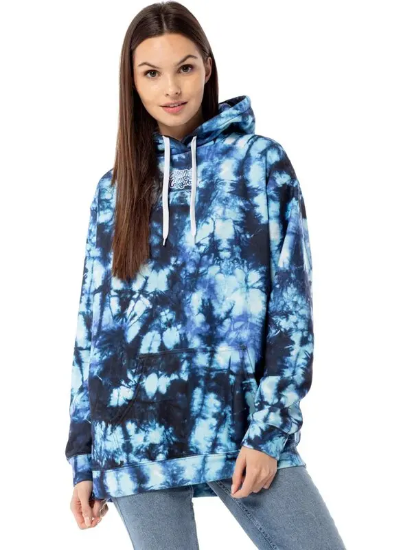 ALOHA FROM DEER Tie & Dye Hooded Sweatshirt - Blue