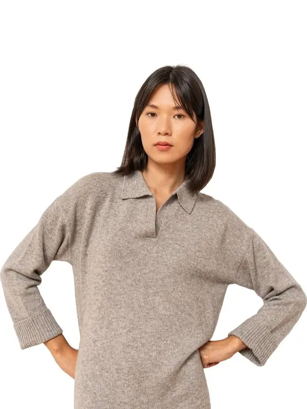 BEL CASHMERE Lea Dress - Grey