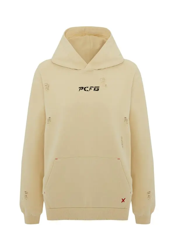 PCFG Destroyed Hoodie Chino - Green
