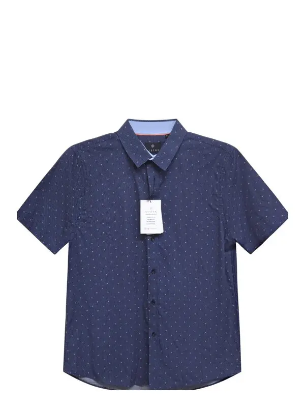 VUSTRA Blue / White Ocean Drive Button Down Shirt - Blue/white