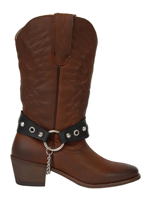 URBNKICKS Cowboy Boots - Brown