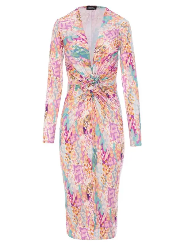 ROSERRY Mallorca Floral Print Dress - Pink