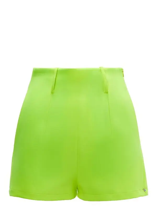 NISSA High Waisted Shorts - Green