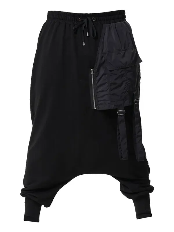 METAMORPHOZA Baggy Trousers With Pocket Accents - Black