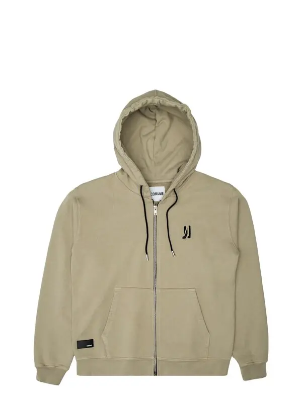 COMUNE Luka Zip-up Hoodie - Green