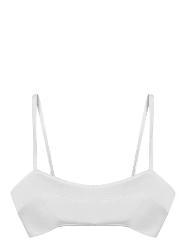 NOCTURNE Structured Spaghetti Strap Top - White