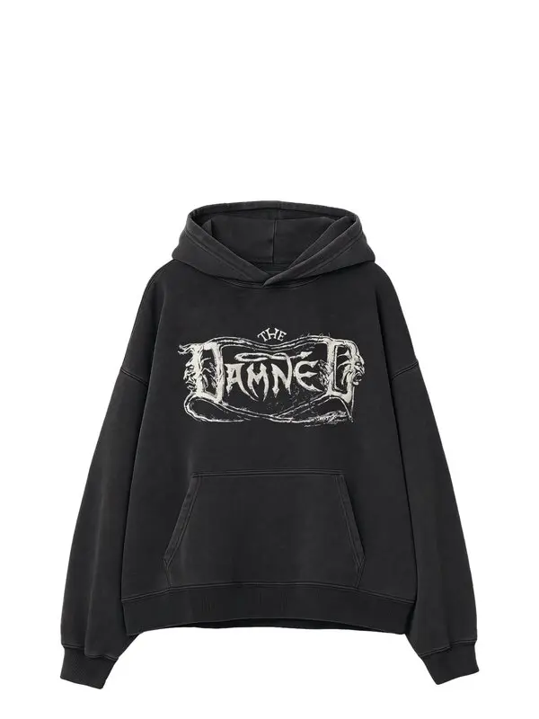 OTHER UK The Damned Gothic Vintage Hoodie - Black