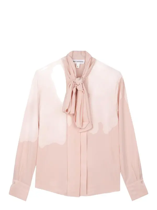 BEL CASHMERE Carmen Blouse - Pink