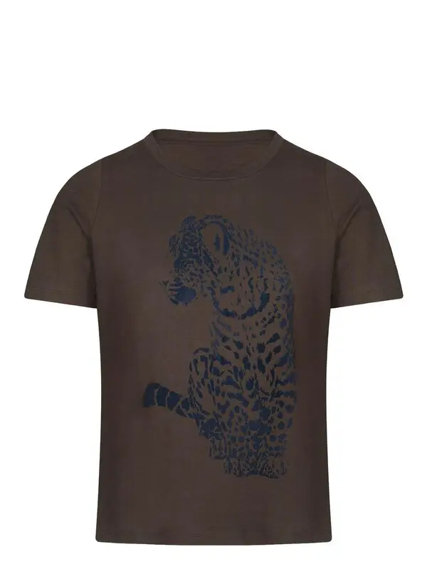 NOOKI DESIGN Priscilla Leopard T-shirt - Grey