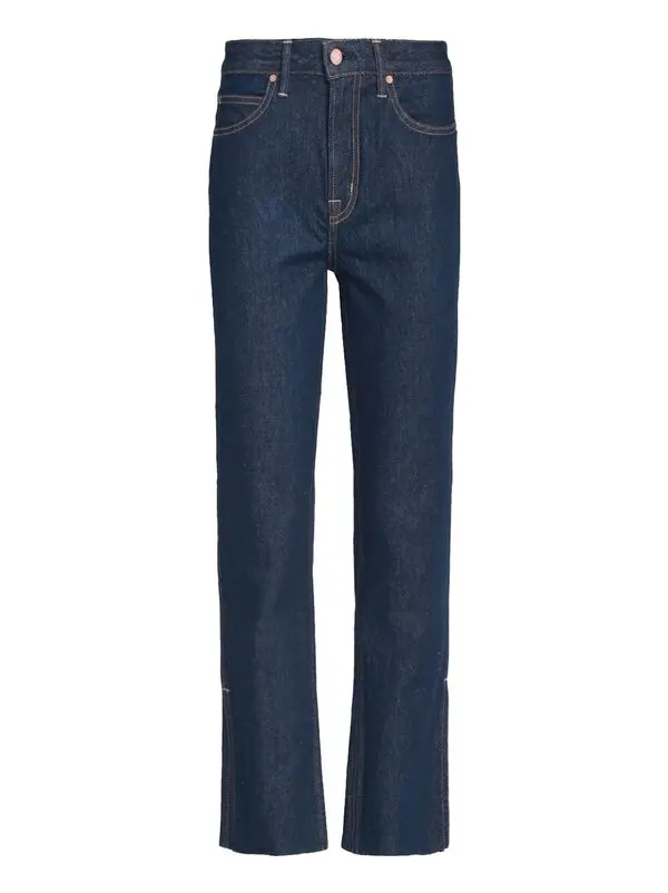 NOEND Farrah Cropped Flare Jeans - Blue