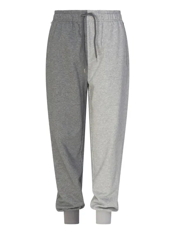 CIRCULAR PATH Two Tone Sweatpants - Grey