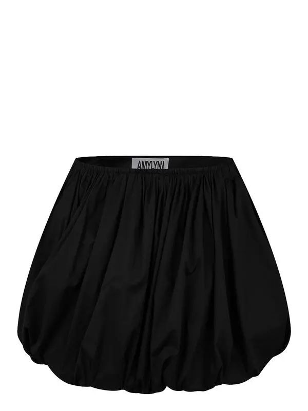 AMY LYNN Mini Puffball Skirt - Black