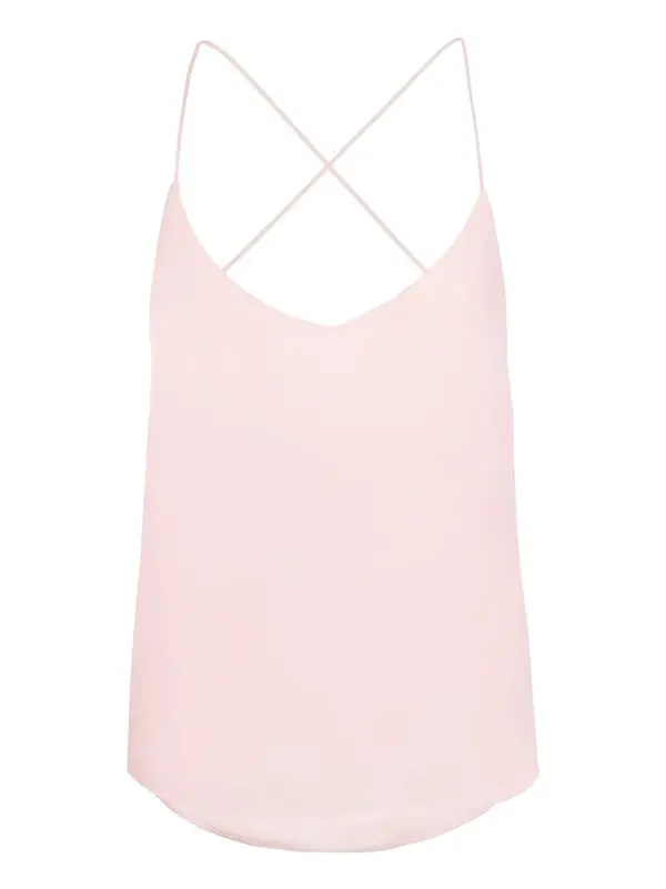 MODALLICA Organic Peace Silk Open Back Camisole - Orange