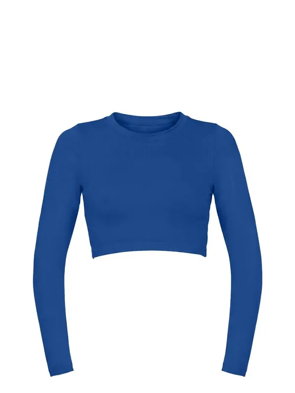 SUNSITIVA Upf 50+ Sunshield Crop Top - Blue