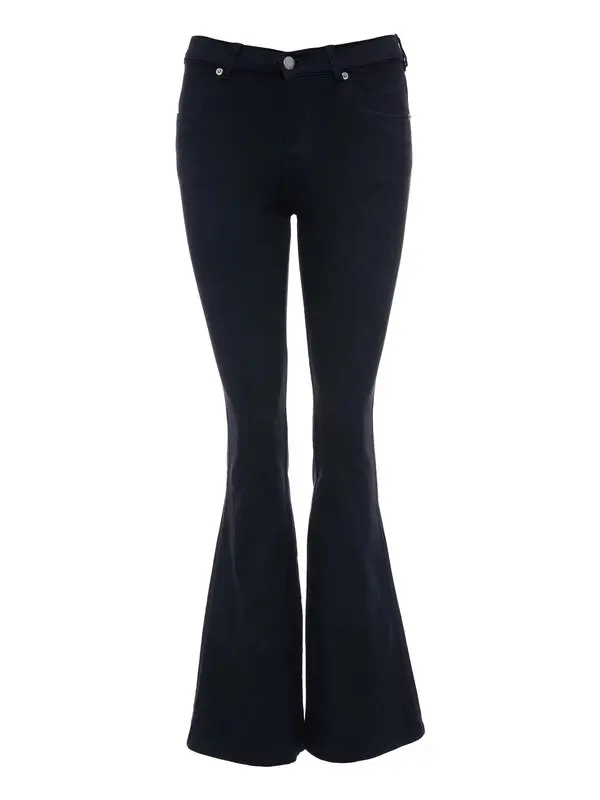 DR. DENIM Macy Mid Flare - Black