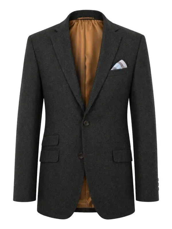 KOY CLOTHING Olive Wool & Cashmere Blend Blazer - Green