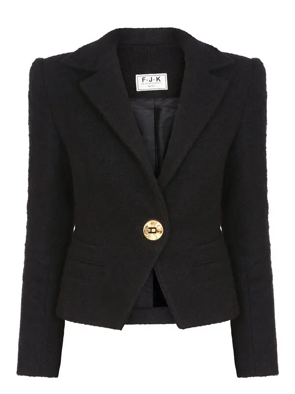 F.J.K BY FARAH KADHIMI Victoria Tailored Jacket - Black