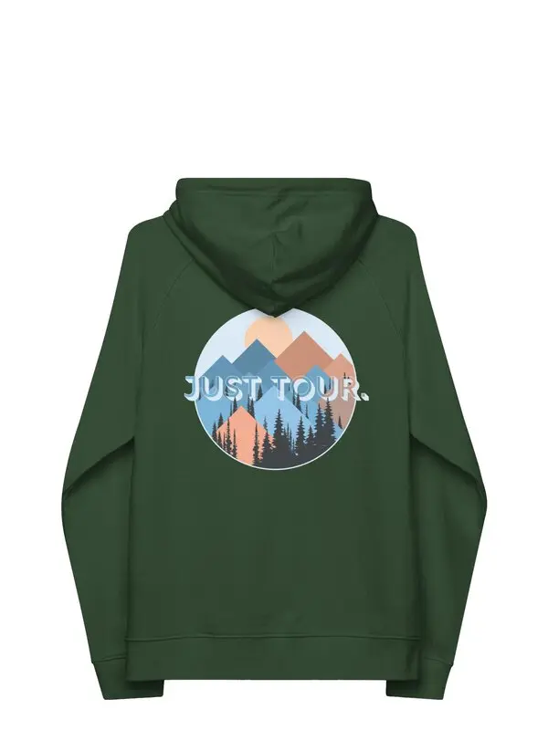 ANCHOR & CREW Organic Cotton Raglan Hoodie - Green