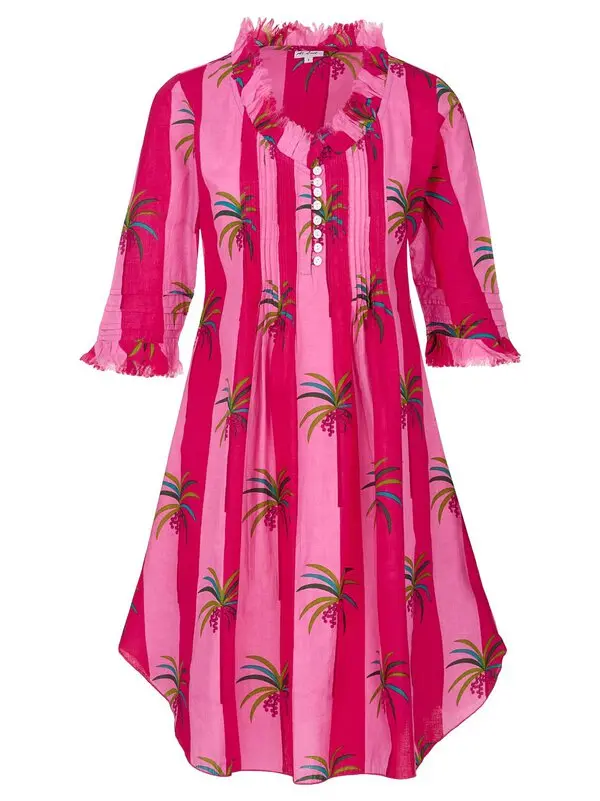 AT LAST... Annabel Cotton Tunic - Pink