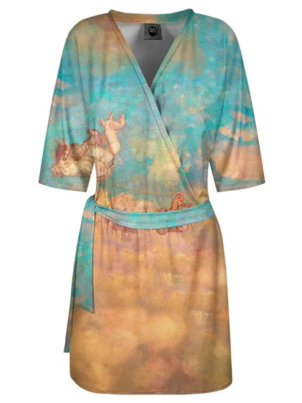 ALOHA FROM DEER Neutrals The Chariot Of Apollo Envelope Dress - Blue