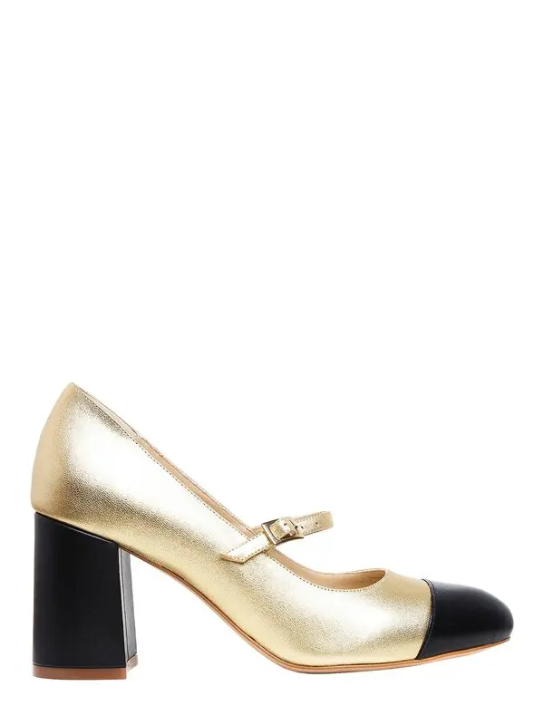 GINISSIMA Carrie Round Toe Mary Jane - Gold