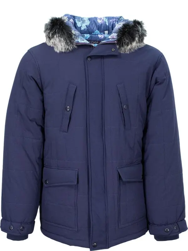 LORDS OF HARLECH Duffy Parka Jacket - Blue