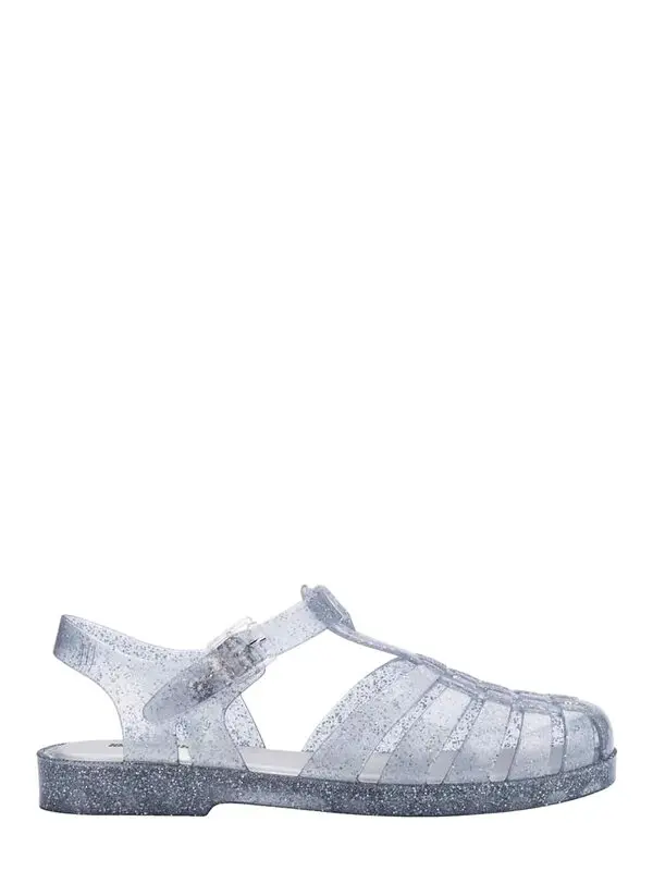 Melissa Possession Shiny Jelly Sandal - Silver/grey