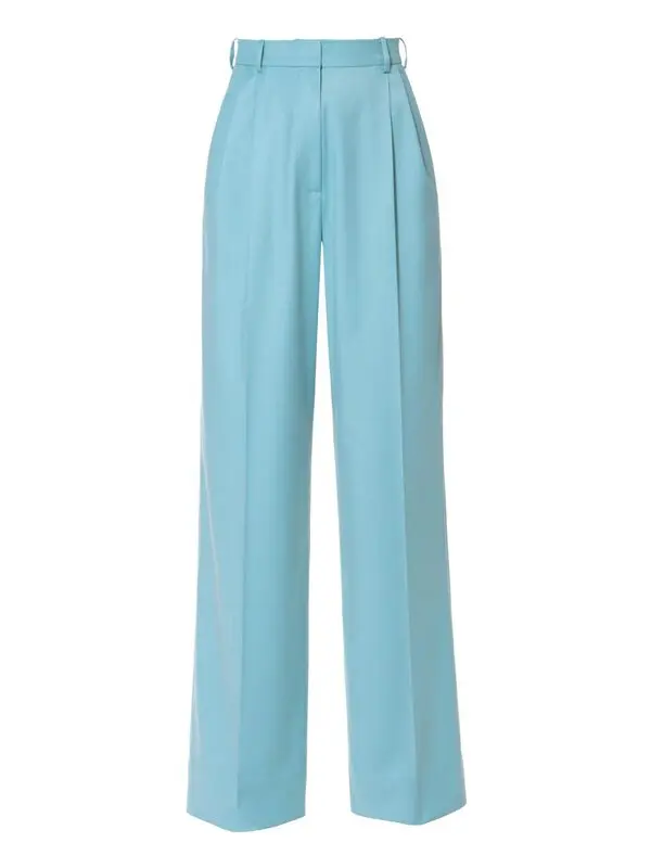 AGGI BY HALEWSKI Gwen Wide Leg Trousers - Blue